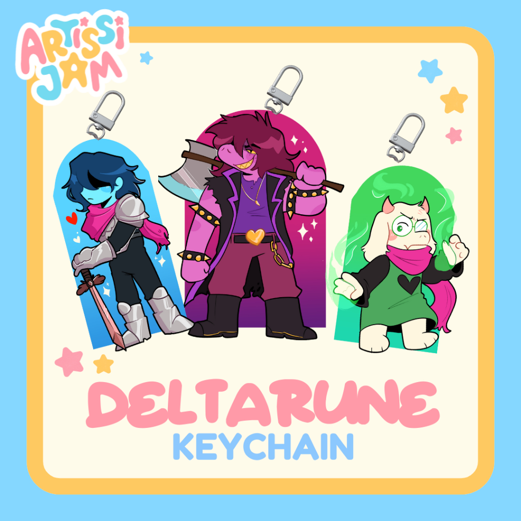 Deltarune | Fanmade Keychains / Acrylic Charm !! | Shopee Philippines