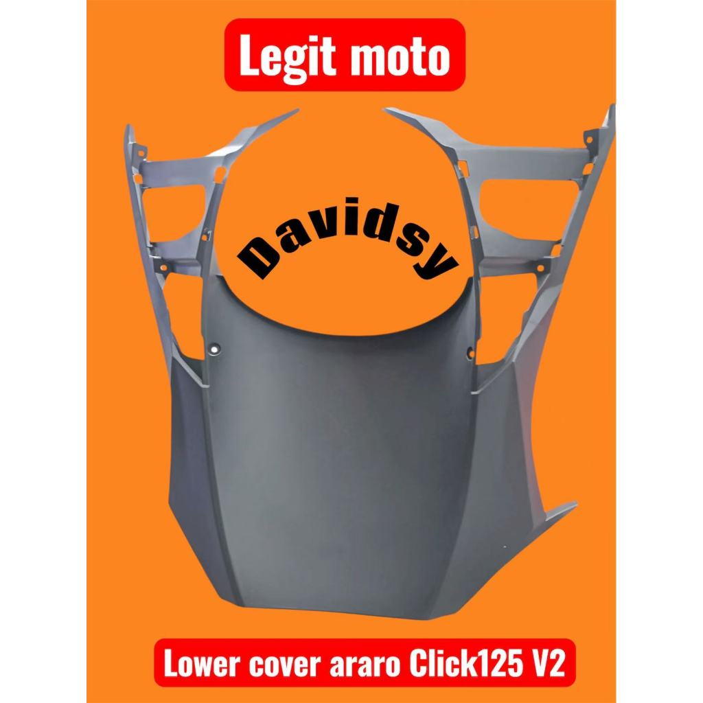 DAVIDSY4 LEGIT MOTO LOWER COVER ARARO CLICK125 V2 MOTORCYCLE | Shopee ...