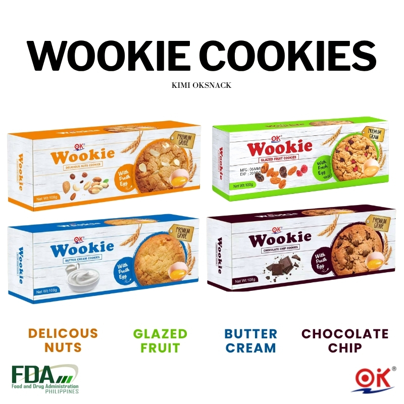 KIMI OKSNACK WOOKIE 108G BOX | Shopee Philippines