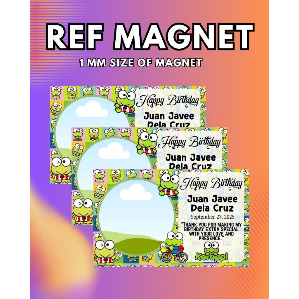 Ref magnet assorted design/ free layout 1mm size | Shopee Philippines