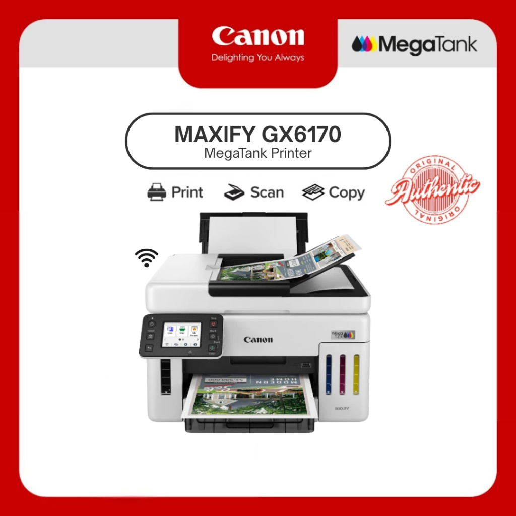 Canon Printer MAXIFY GX6170 Ink Tank Business Printer - Print,Scan,Copy ...
