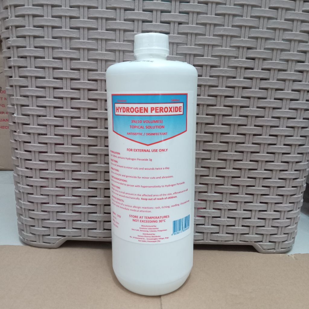 Hydrogen Peroxide 1L Greatstar | Shopee Philippines