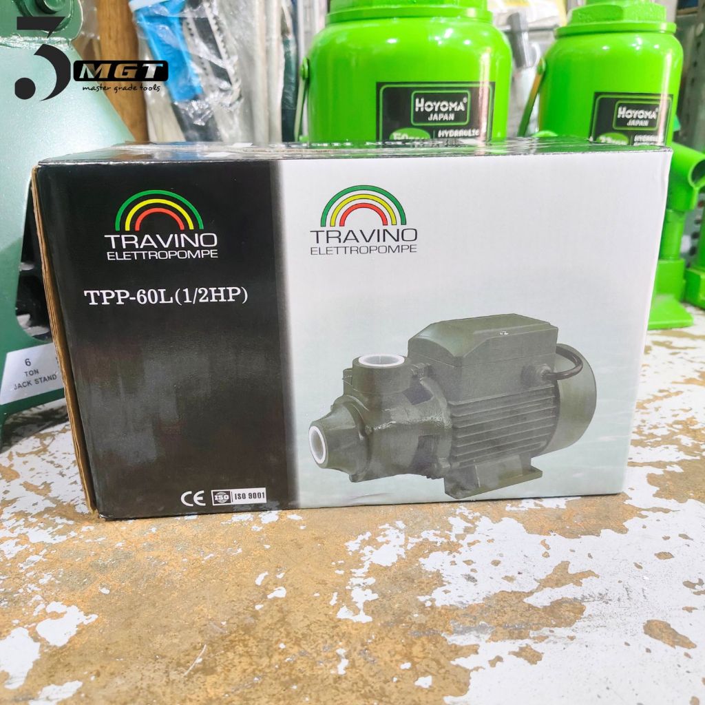 TRAVINO ELETTROPOMPE Jet Pump 1/2HP TTP-60L Water Pressure Booster Pump Heavy Duty | Shopee ...