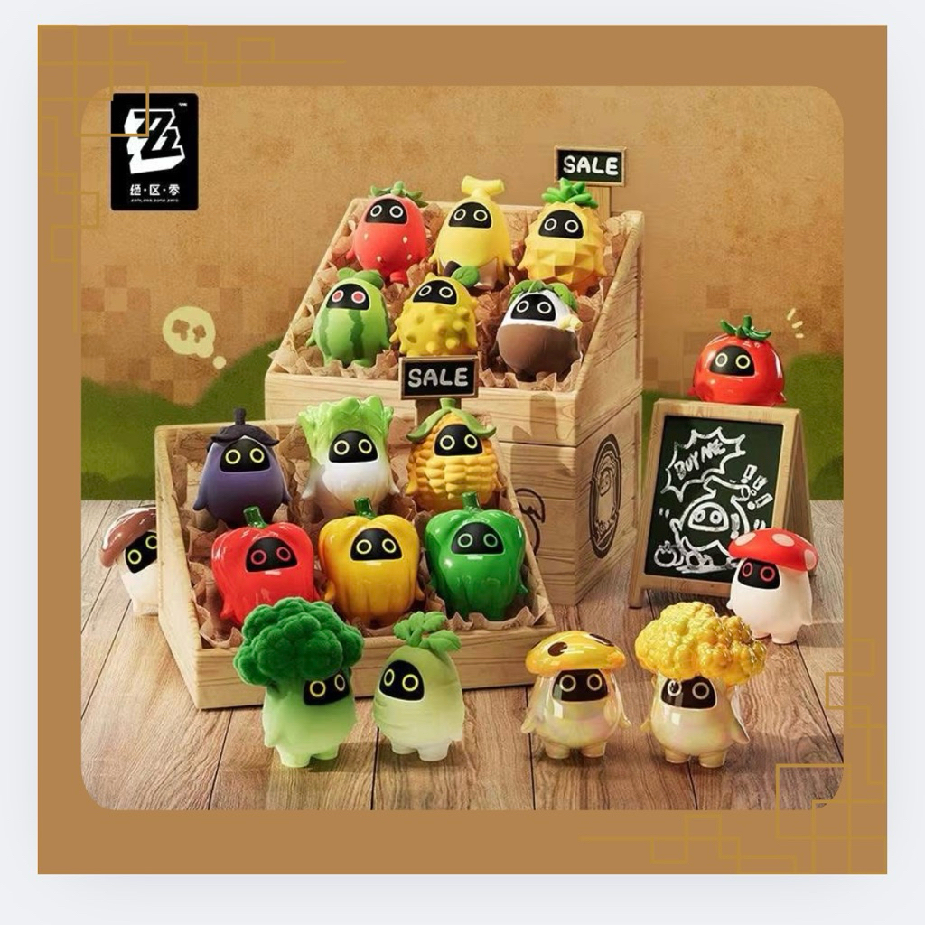 BANGBOO Garden Kingdom Mini Beans Figure 3CM Authentic Zenless Zone ...