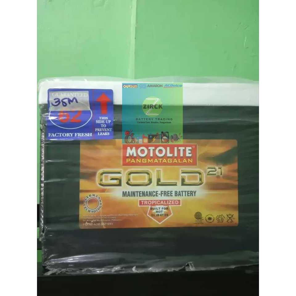 MOTOLITE GOLD 3SM maintenance free battery | Shopee Philippines