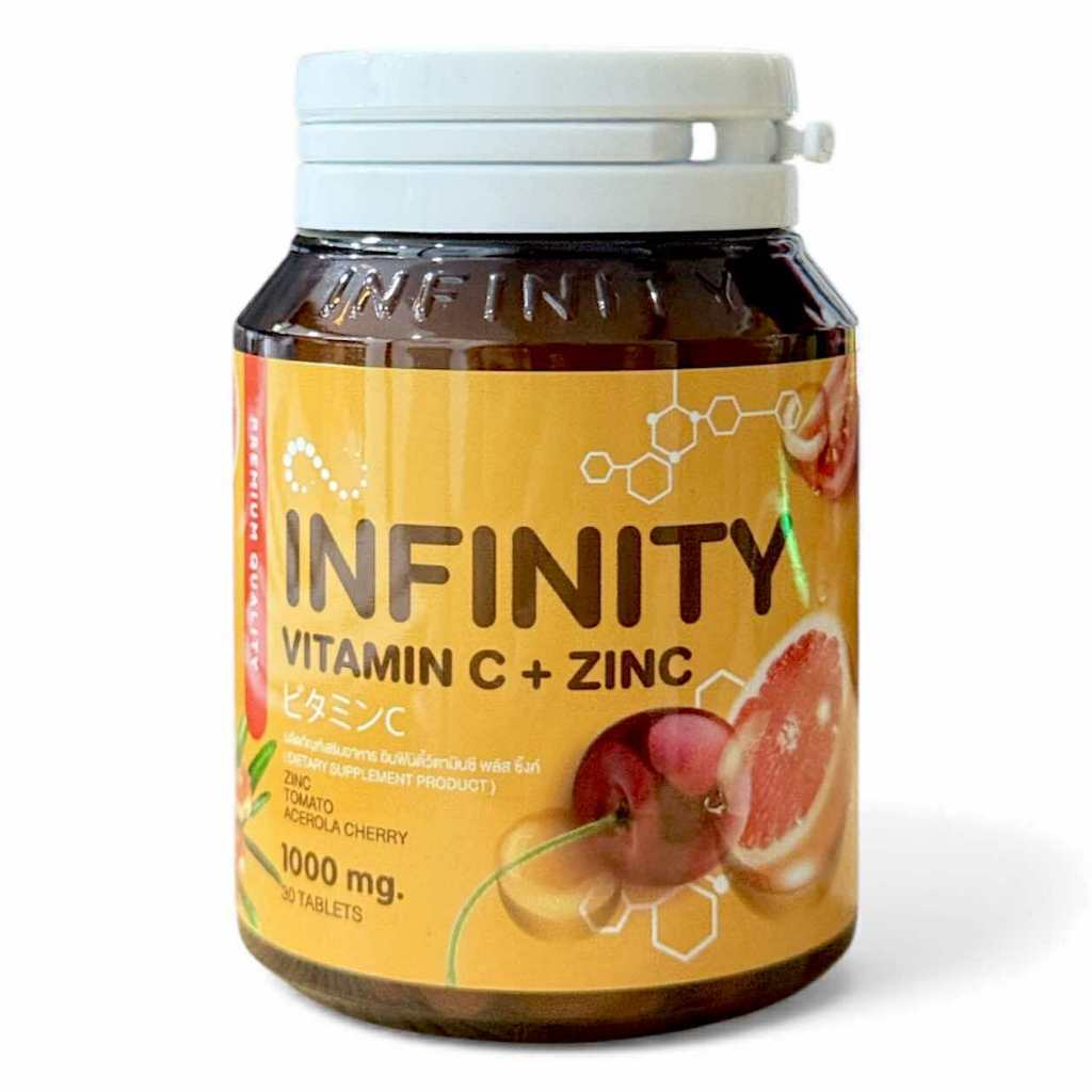 INFINITY VITAMIN C+ ZINC 1000mg MADE IN THAILAND | Shopee Philippines