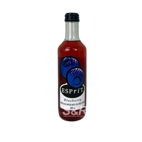 Esprit Blueberry Sparkling water with 5% Fruit Juice 300mL | Shopee ...