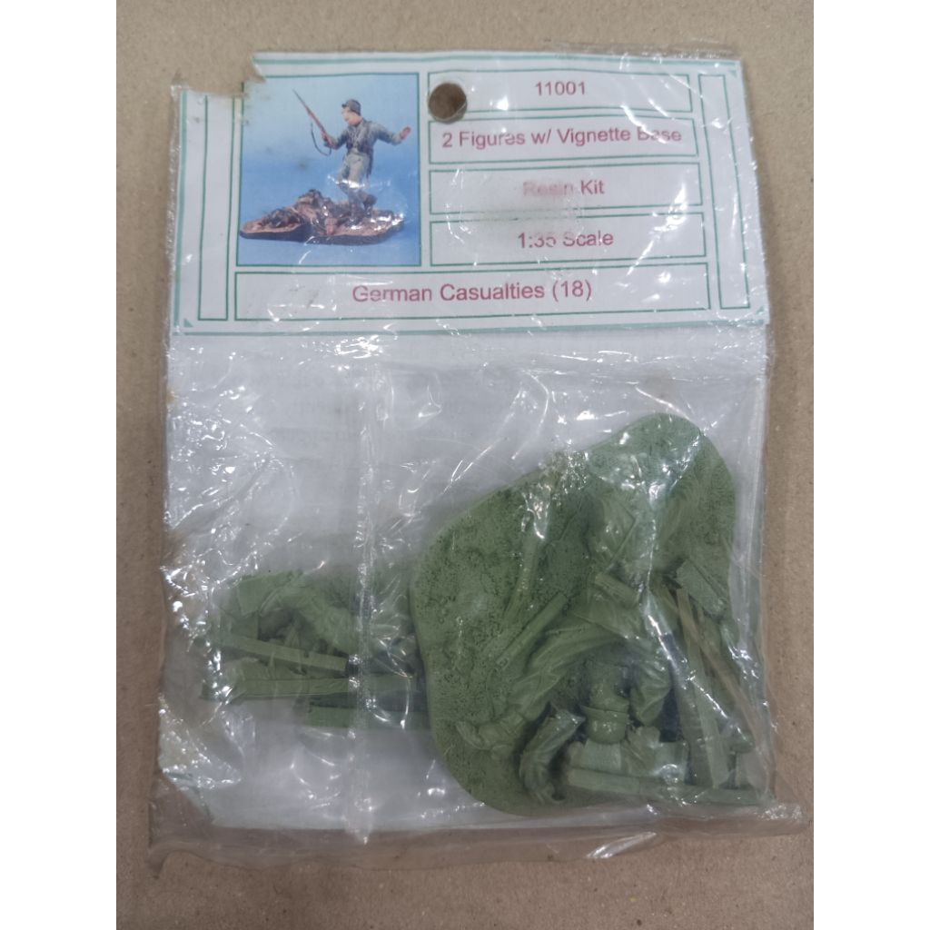 WES Miniatures 11001 German Casualties 𝟭:𝟯𝟱 𝗦𝗰𝗮𝗹𝗲 𝗥𝗲𝘀𝗶𝗻 𝗞𝗶𝘁 𝟮 𝗙𝗶𝗴𝘂𝗿𝗲𝘀 𝘄 ...