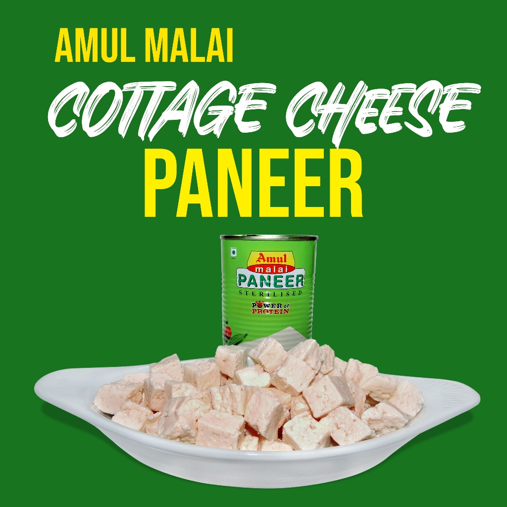 Amul Malai Cottage Cheese Paneer 450g 1 Can | Shopee Philippines