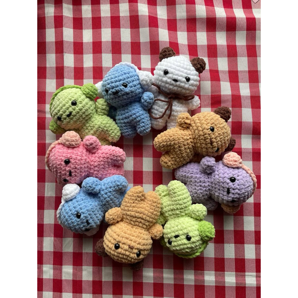 Smiski Keychain Crochet | Shopee Philippines