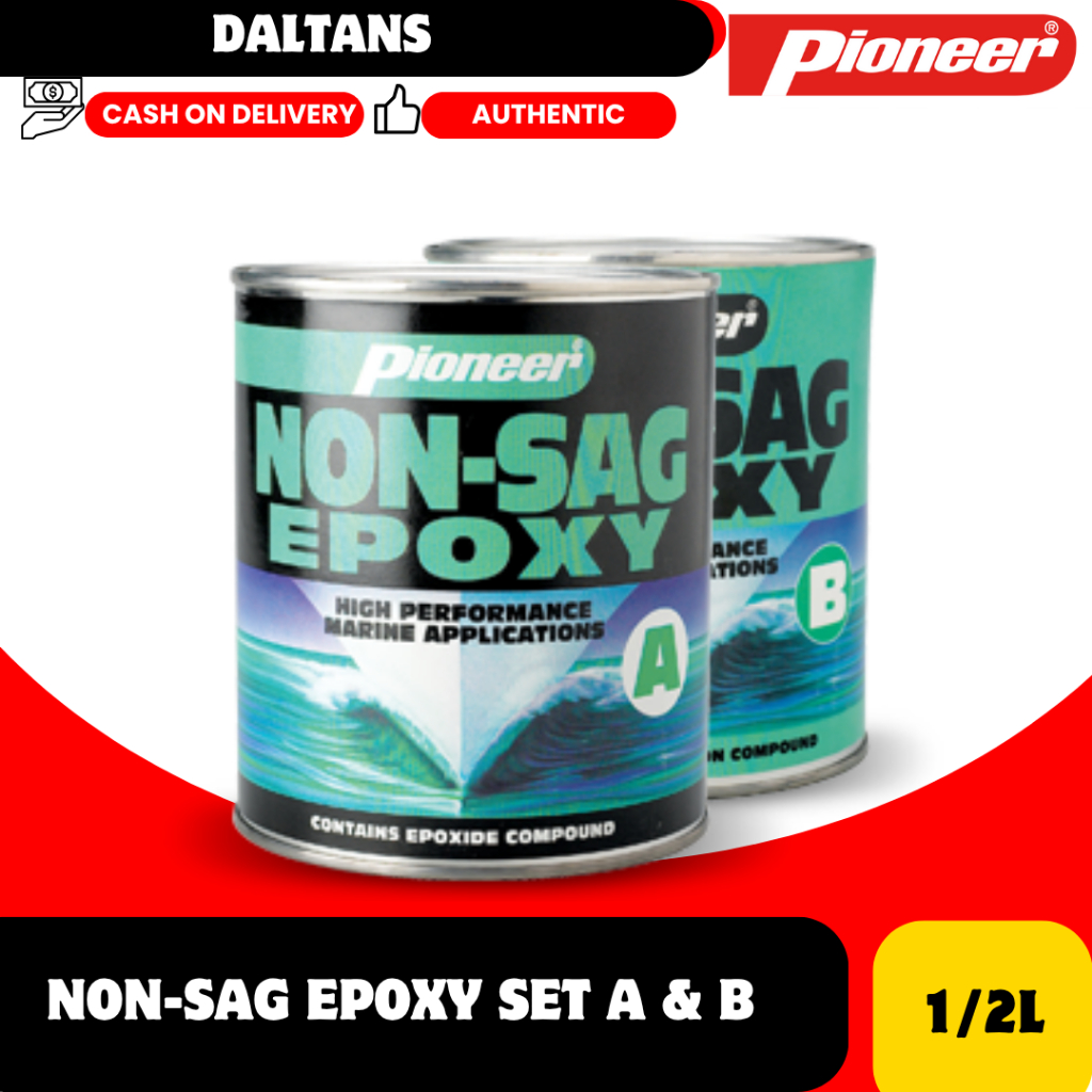 PIONEER NON-SAG EPOXY SET A & B 800g + 785g 1/2L | Shopee Philippines