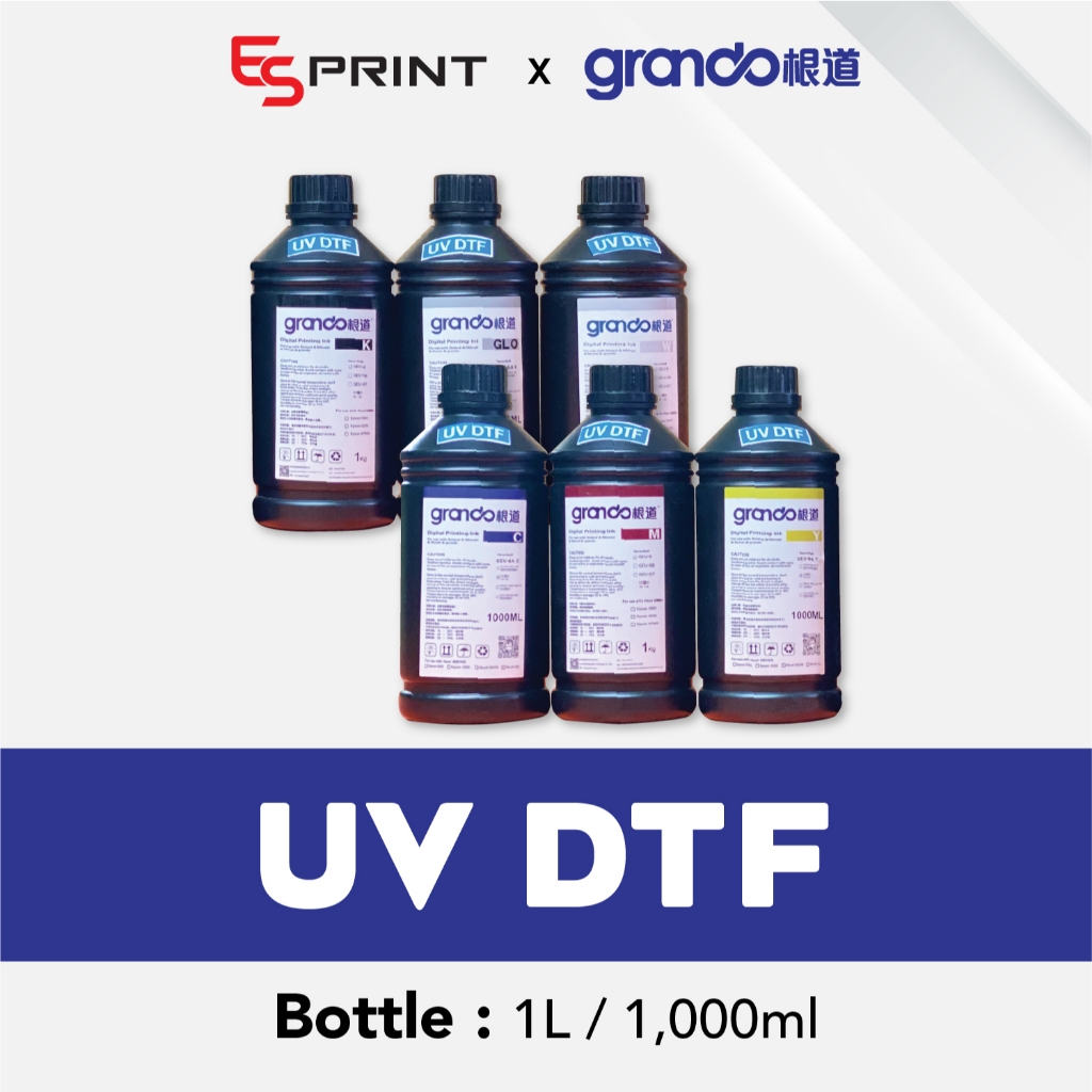 Grando UV DTF Inks / UV-curable ink for roll-to-roll, flatbed, hybrid ...