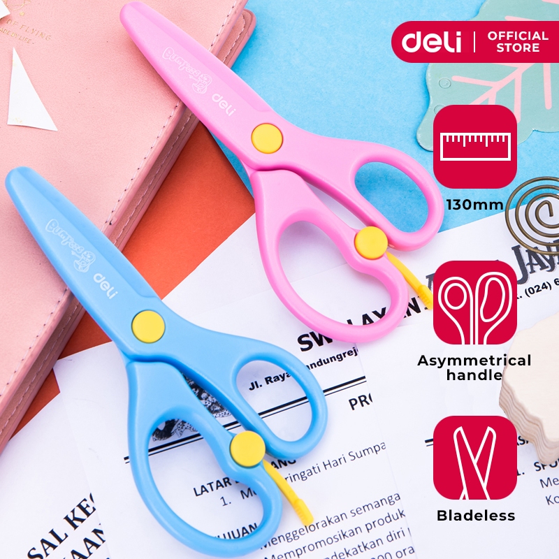 Deli D60402 Student Blunt Scissors 180mm | Shopee Philippines