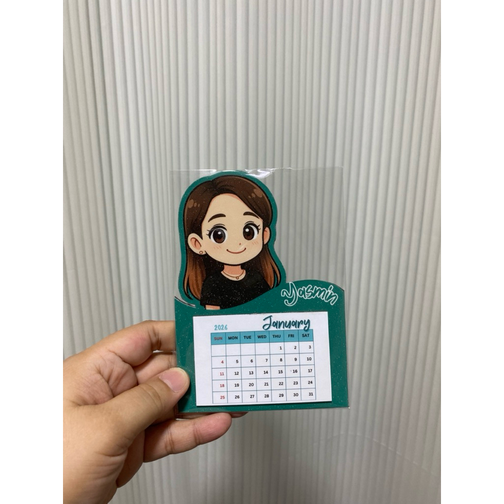 Personalized Chibi Magnet with 2026 Mini Calendar | Shopee Philippines