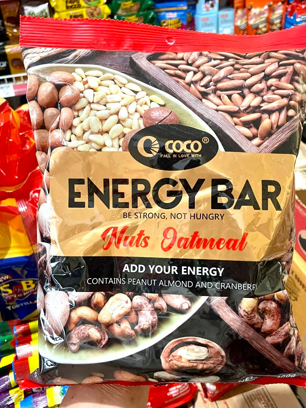 COCO ENERGY BAR NUTS OATMEAL (HEALTHY SNACK) 400G | Shopee Philippines
