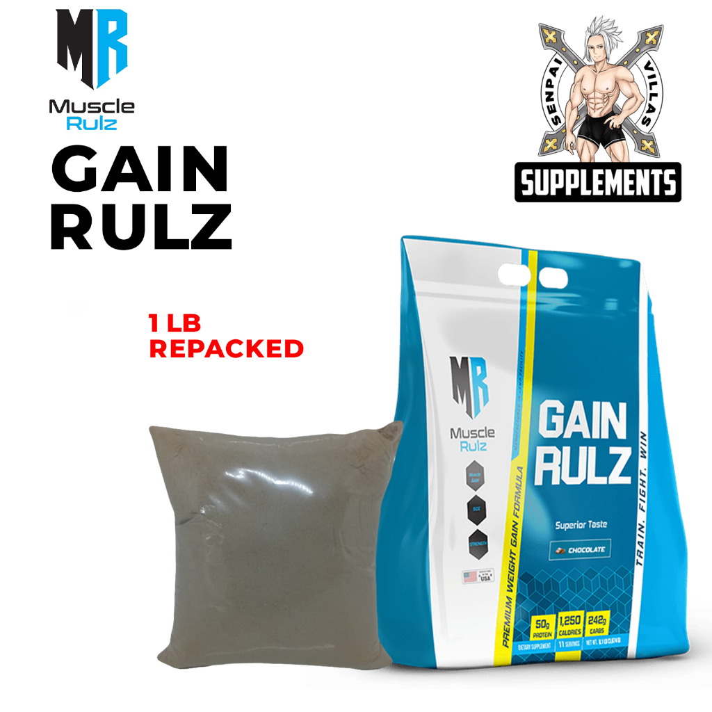 MUSCLE RULZ GAIN RULZ MASS GAINER 1LB | Shopee Philippines