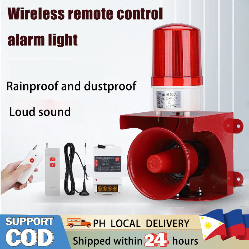 Home Office & Shop Hotel Fire Alarm Industrial Flashing Sound Strobe ...