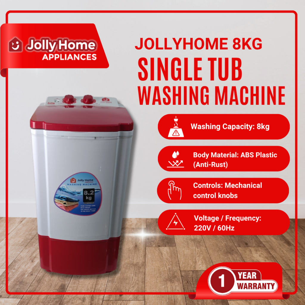 Jolly Home Washing Machine JH-WF-8 | Shopee Philippines