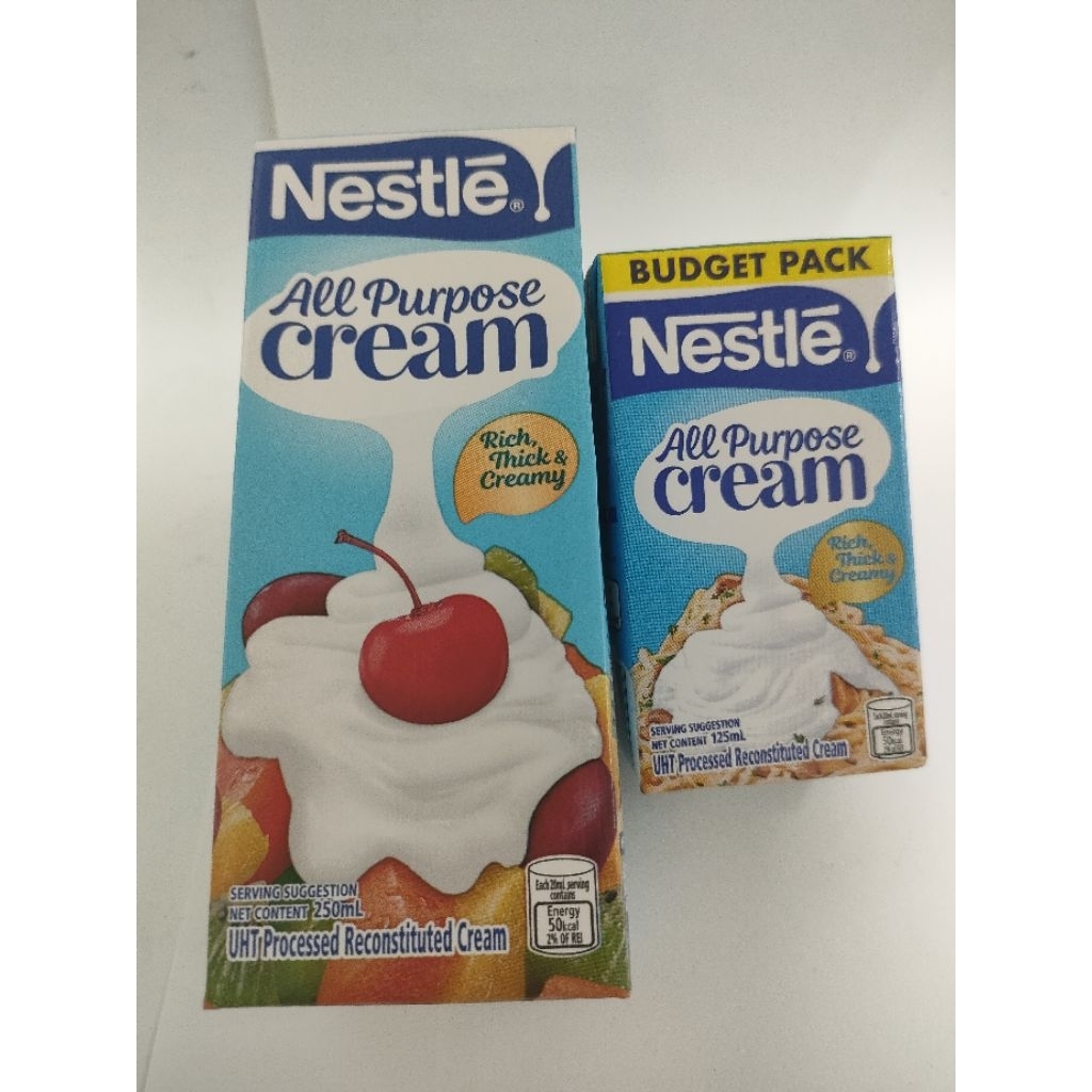 Nestle All Purpose Cream 250ml,125ml | Shopee Philippines