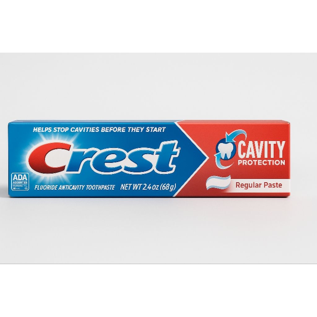CREST FLUORIDE ANTICAVITY TOOTHPASTE CAVITY PROTECTION REGULAR PASTE, 2 ...