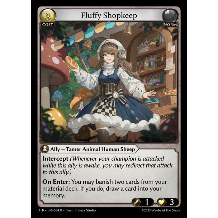 Grand Archive TCG - Fluffy Shopkeep - R- Distorted Reflection | Shopee ...
