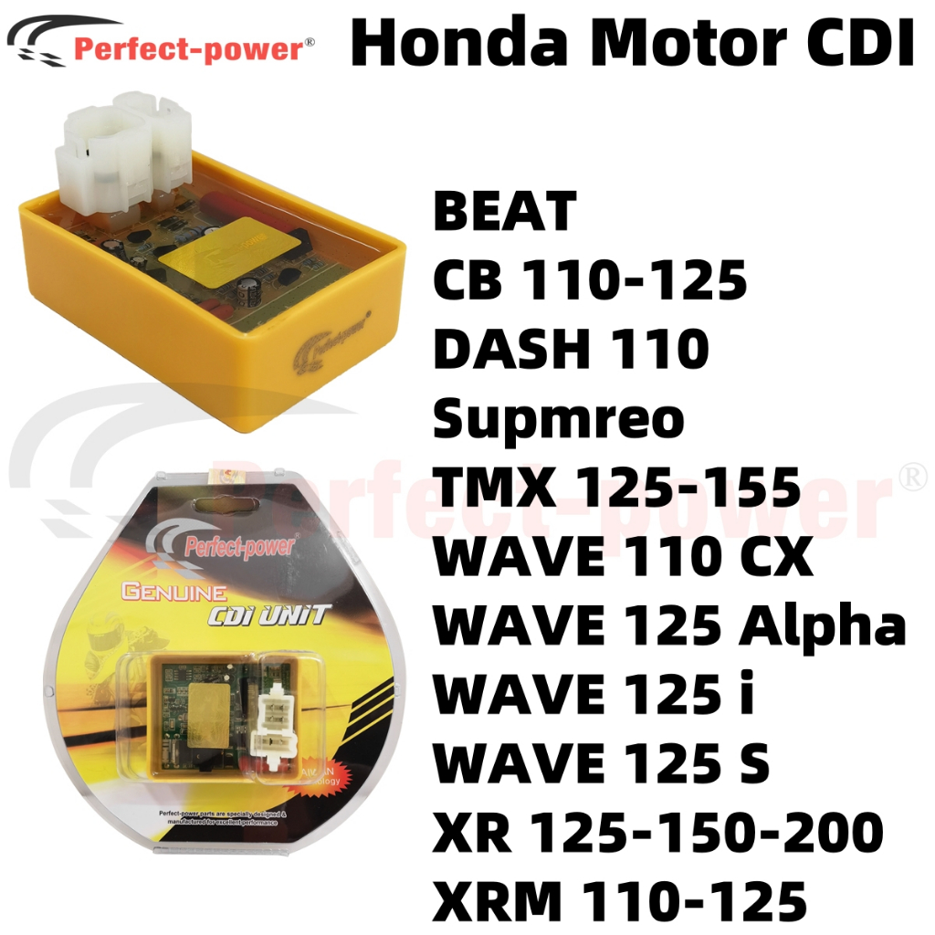 Perfect power CDI Unit for Beat CB110-125 Dash TMX125-155 Wave100-125 ...