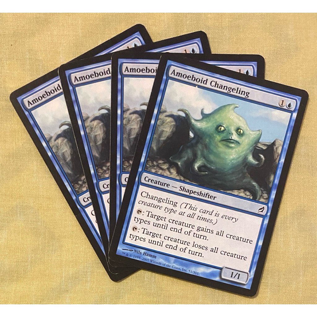 4x Amoeboid Changeling (Lorwyn) MTG Magic the Gathering Card | Shopee ...