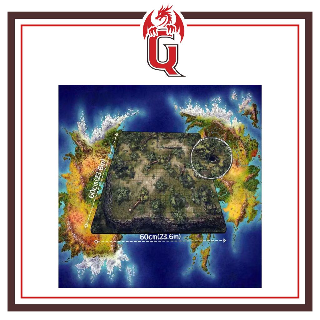 Battle Mats - Forest / Dungeons and Dragons / PF2E / TTRPG | Shopee ...