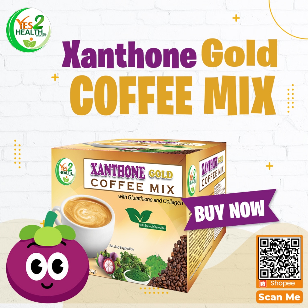 Xanthone Gold Coffee Mix with Stevia | Shopee Philippines