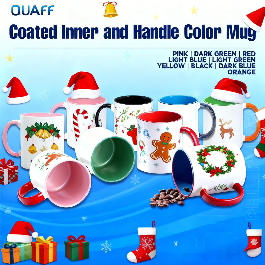 Quaff Coated Inner and Handle Mugs 11oz for Sublimation Printing 24pcs ...