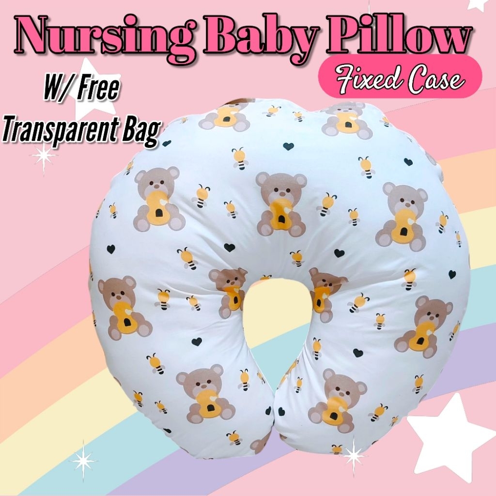 BreastFeeding Nursing Baby Pillow ( Fixed Case ) Multipurpose ...