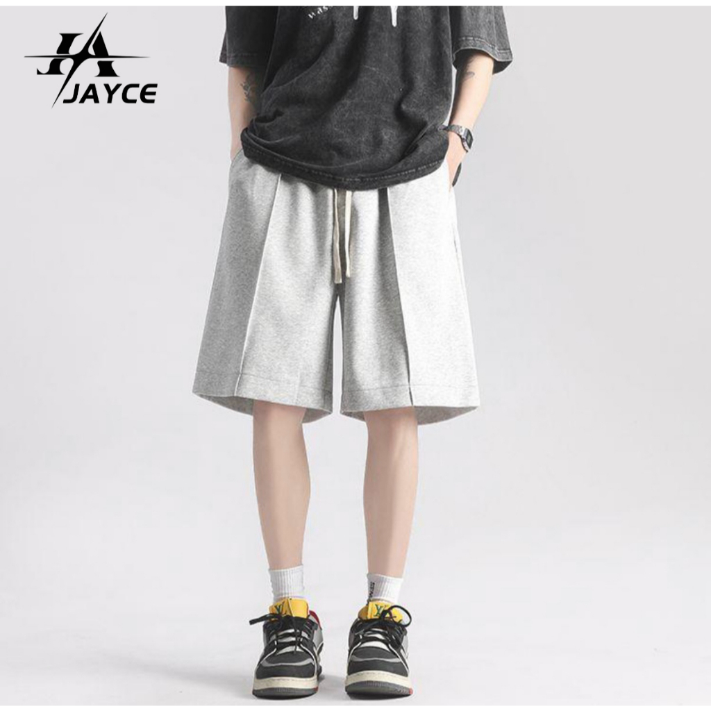 Men's Versatile Drawstring Sports Shorts Loose Casual Straight Leg ...