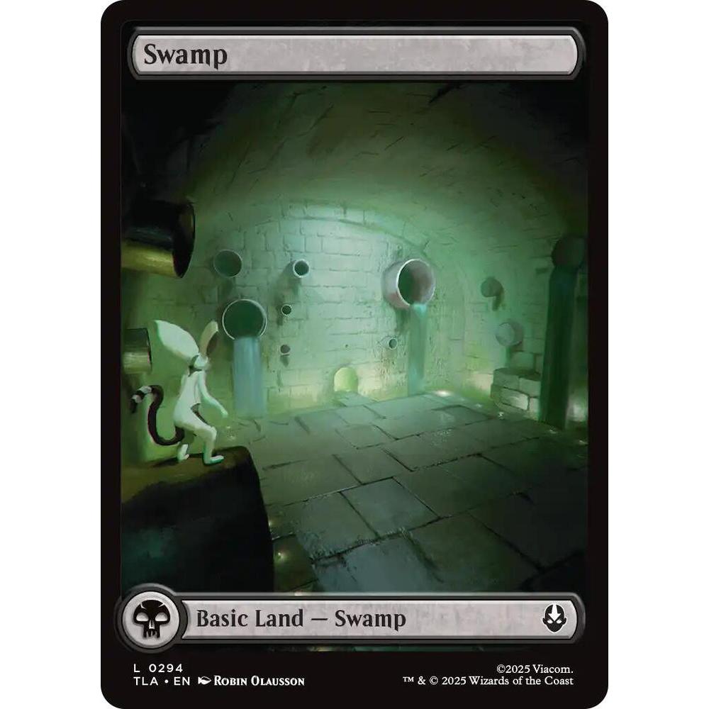 MTG Swamp #294 Full Art Lands - Avatar: The Last Airbender (TLA ...