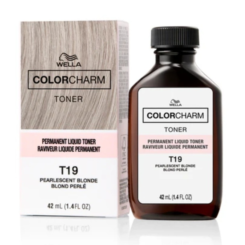 Wella T19 Hair Toner for Pearlescent Blonde - Permanent Color | Shopee ...