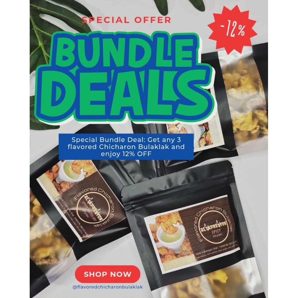 Altapresyon Chicharon Bulaklak Bundle Deals (3pcs.) | Shopee Philippines