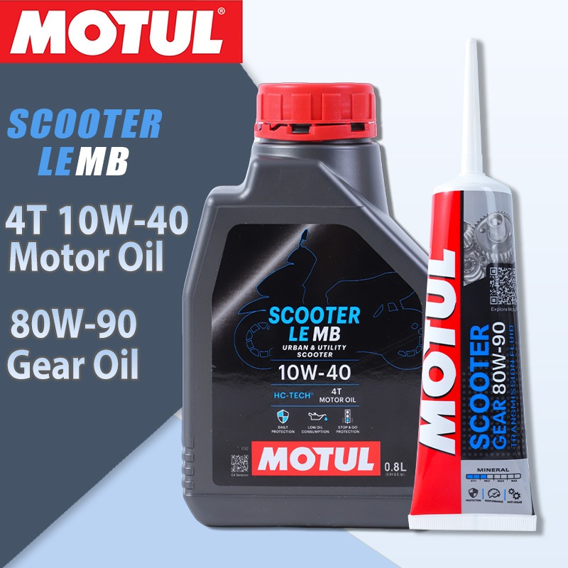 Motul Scooter Oil LE-MB 4T 10w-40 1L Engine oil reinforced with HC-TECH ...
