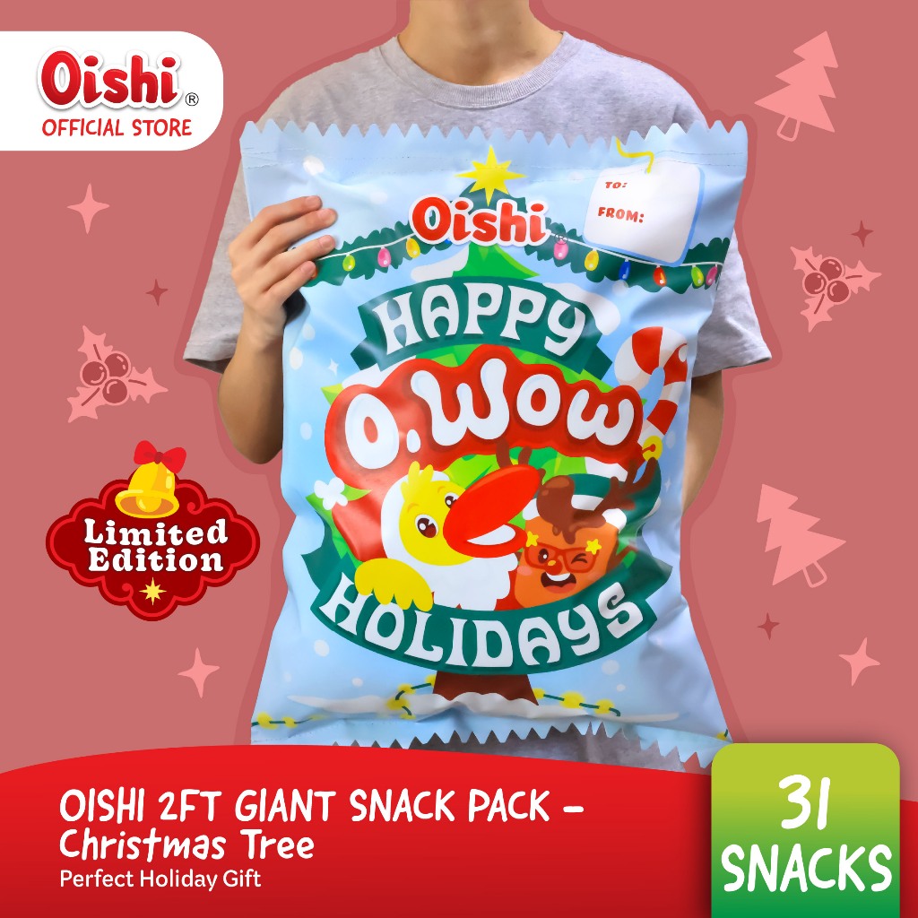 Oishi 2ft Giant Snack Pack – Christmas Tree [Limited Edition ...