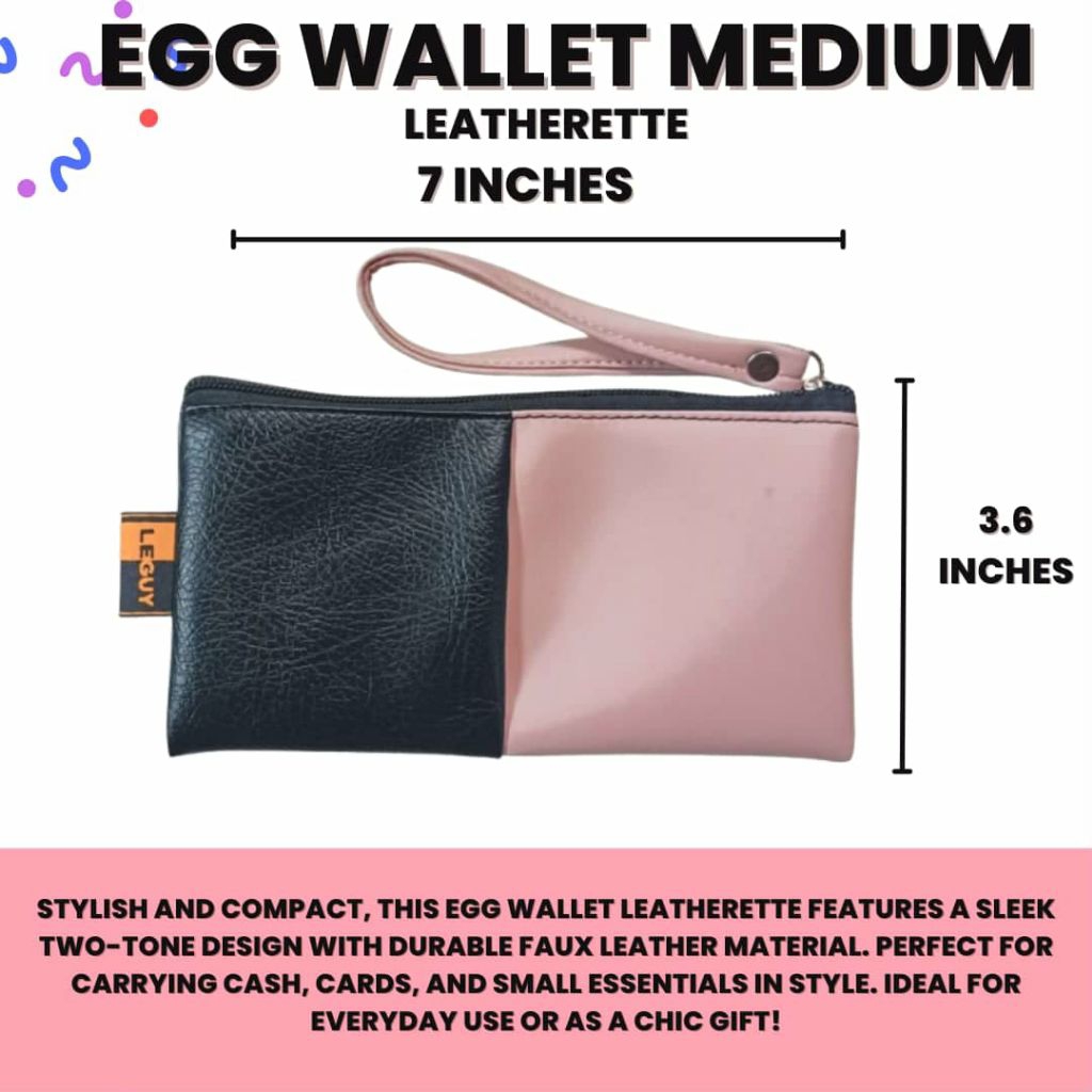 Egg Wallet Leatherette medium assorted | Shopee Philippines