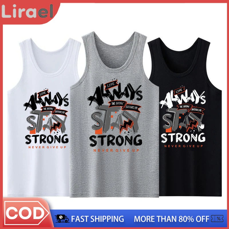 Retro Print Sando Tank Tops for Men Unisex Graphic Pattern Summer Wear ...