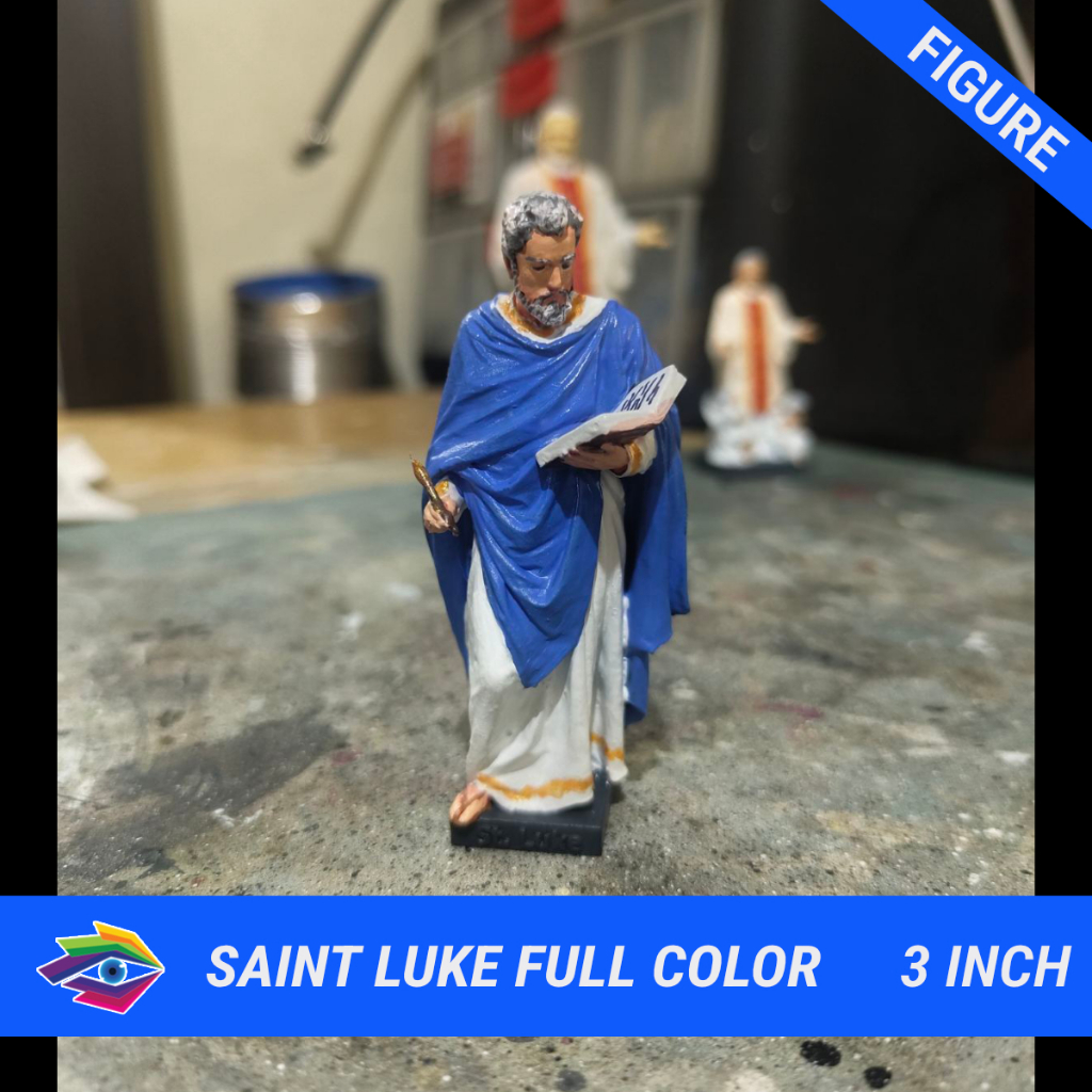 Saint Luke / San Lucas | FULL COLOR | 3 INCHES | 3D-Printed Custom UV ...