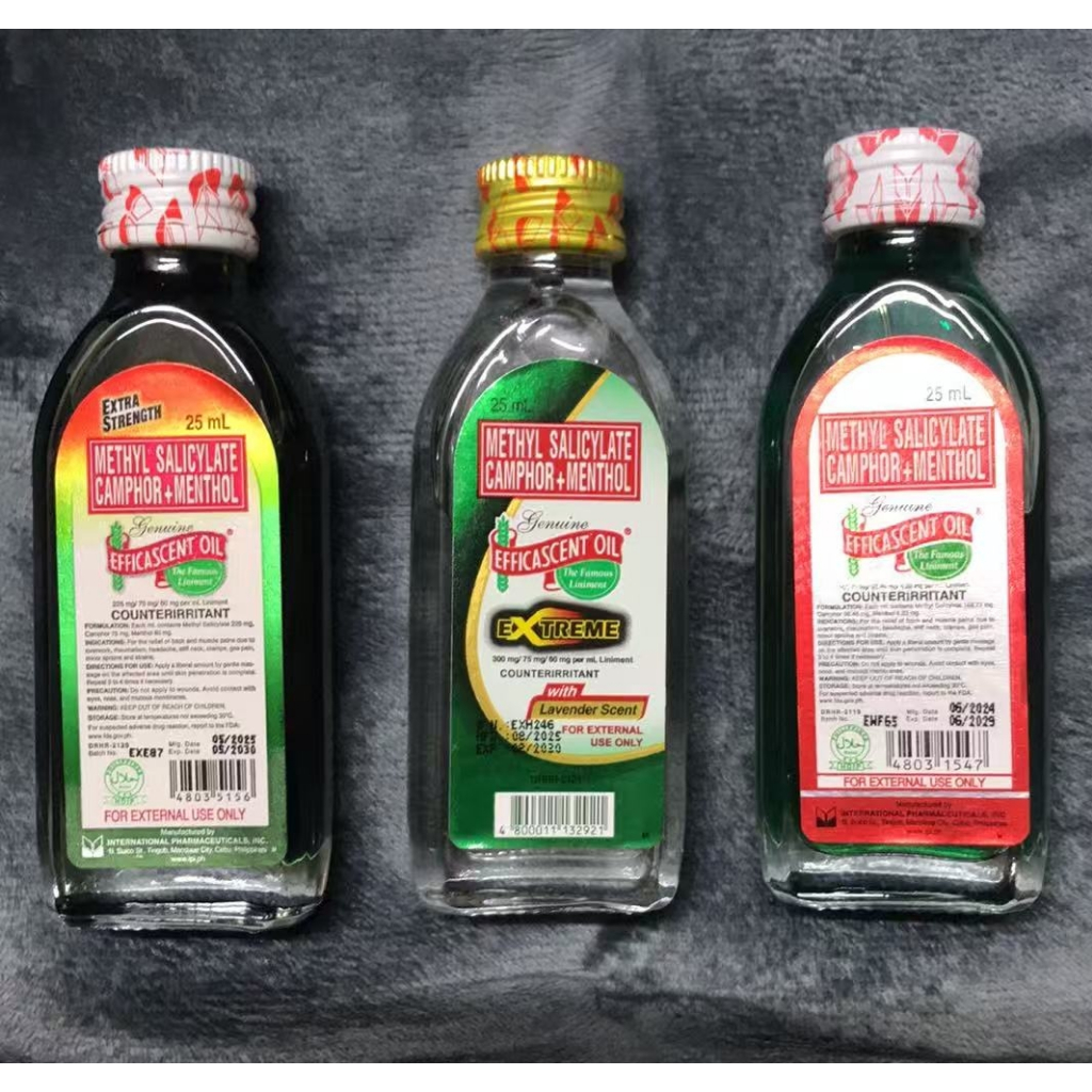 Efficascent Oil with Camphor and Menthol for Headache and Body Pain ...
