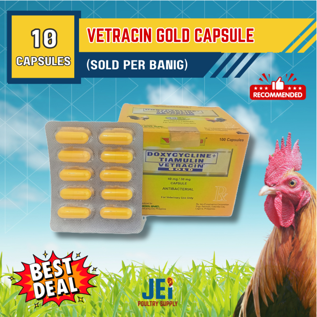 Vetracin Gold Capsule - 10 Capsule per Banig | Shopee Philippines