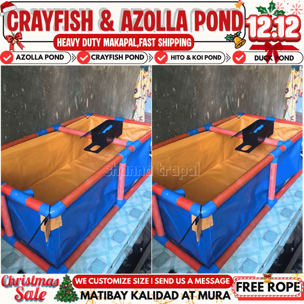 S200 azolla pond trapal fish pond fistank Lona pond (pool ONLY wala ...
