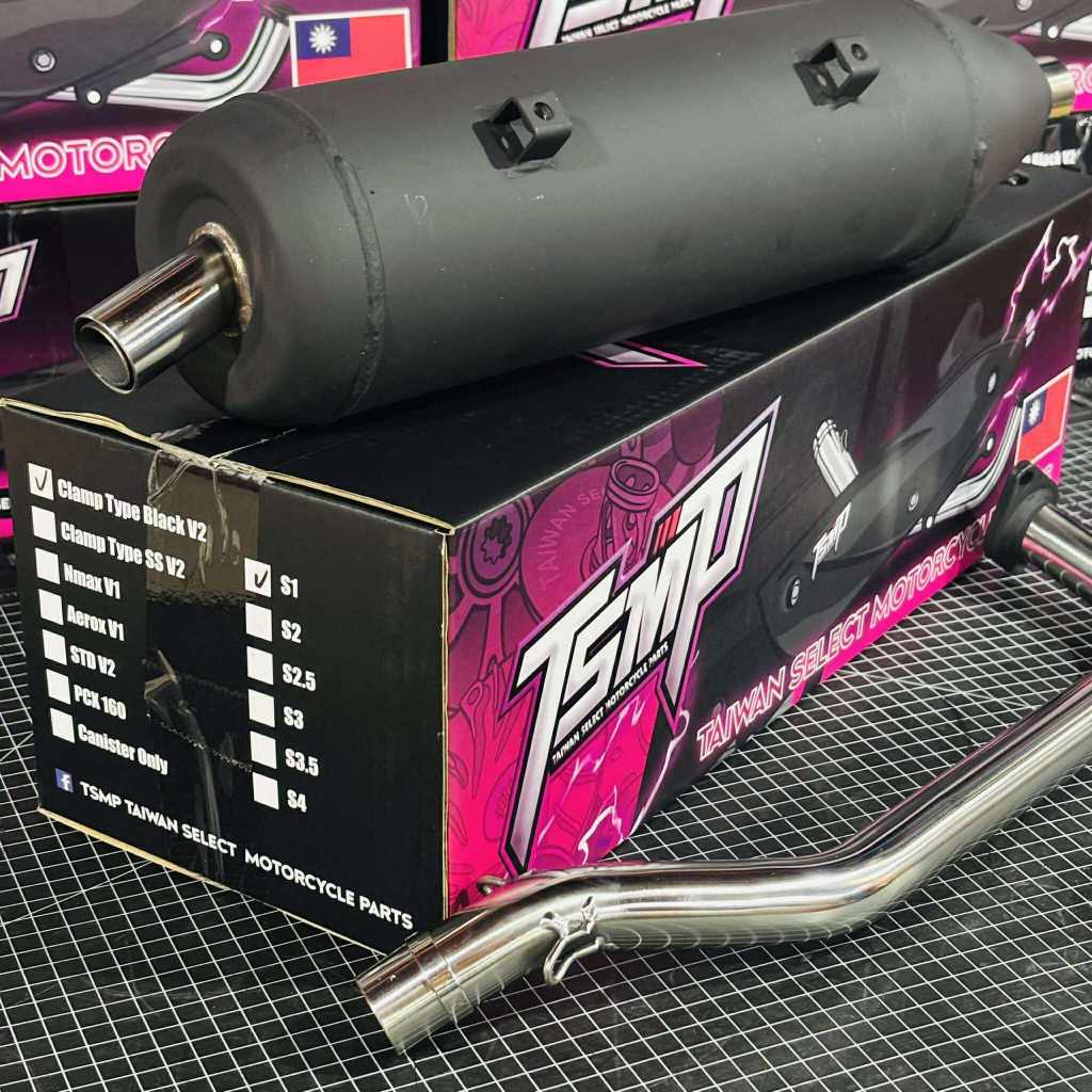 TSMP POWER PIPE S1 CLAMP TYPE VERSION FOR NMAX/AEROX V2 | Shopee Philippines