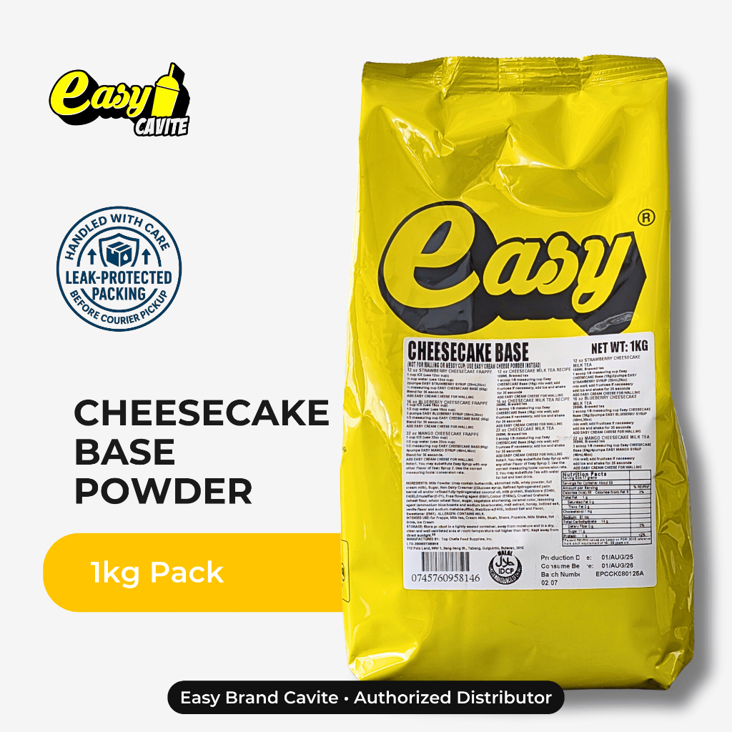 Easy Brand Cheesecake 1kg - Powder Base for Frappe, Milk Tea & Shake ...