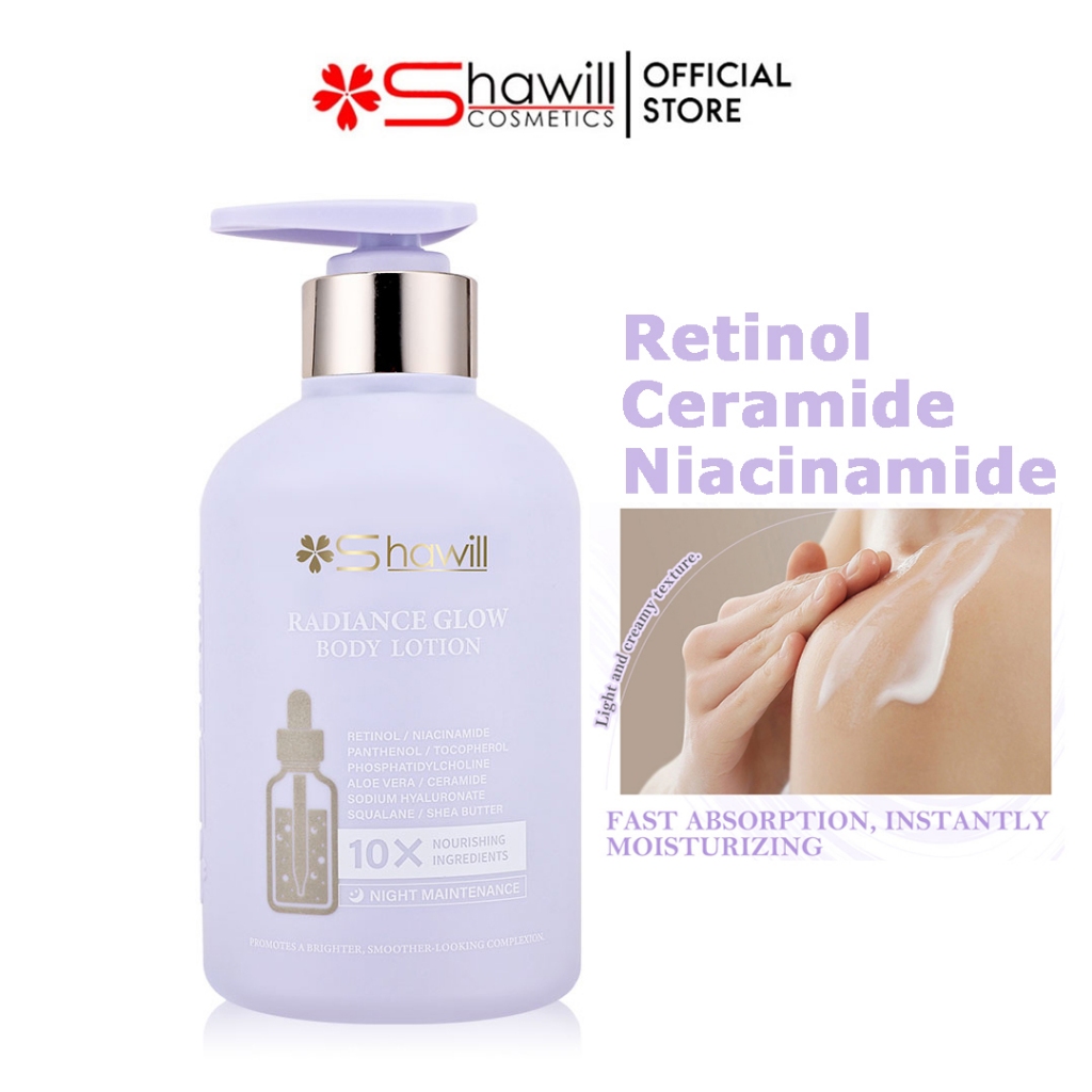 Shawill Night 10X Repair Retinol Body Lotion Ceramide Moisturizing ...