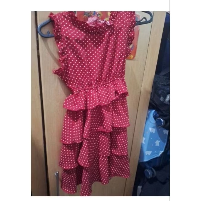 polka dot red dress kids | Shopee Philippines