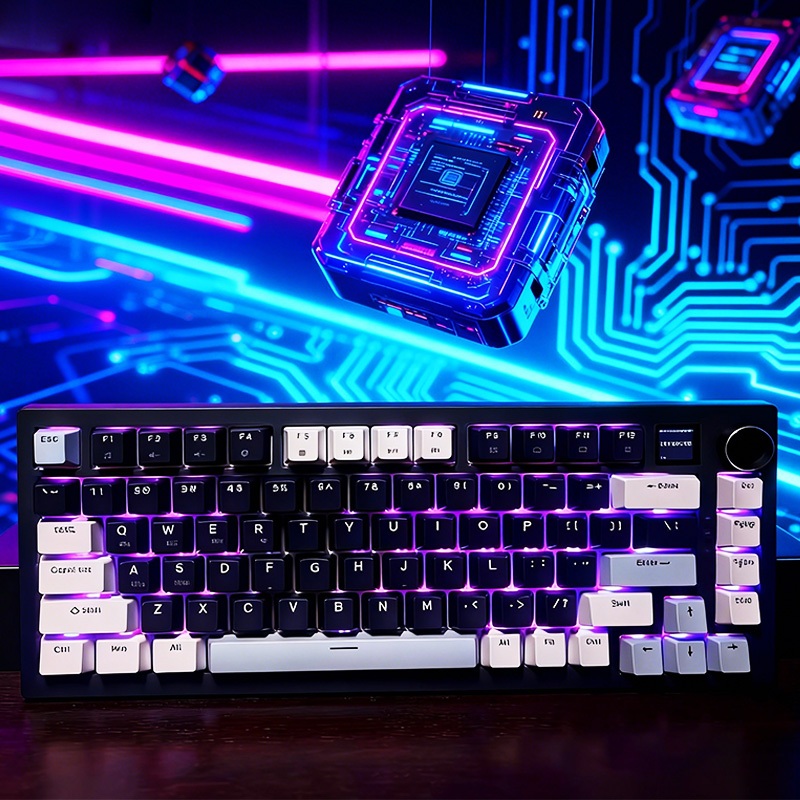 YGT RGB Gaming Mechanical Keyboard Tri-Mode Bluetooth 2.4G With ...