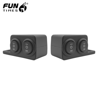 FUNTIMES Dual 3-Way Switch v2 Universal Side Mirror Mount Plug & Play ...