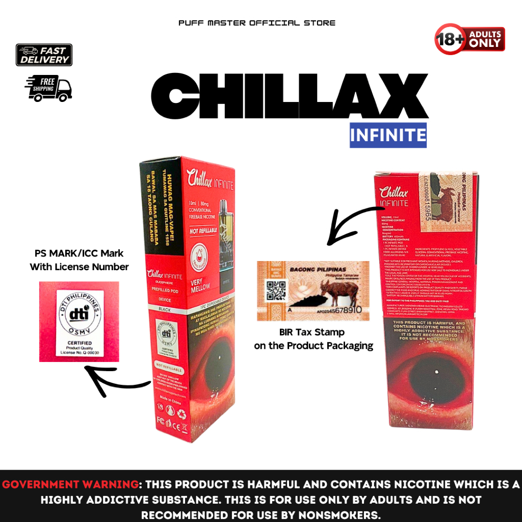 Chillax Infinite Kit (Pod and Batt) | Shopee Philippines